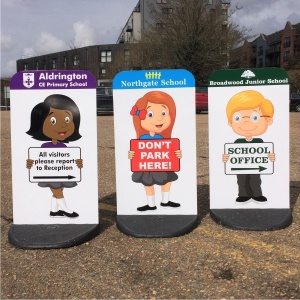 Character Child Friendly Custom Pavement Signs - Signs 4 Schools